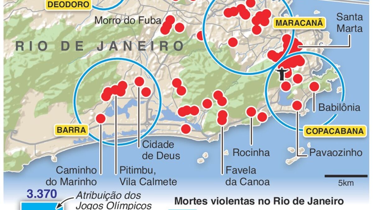 O lado violento do Rio de Janeiro - Infografias - Jornal Record