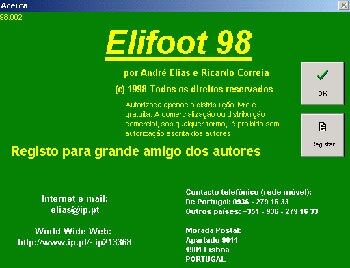 30 anos de Elifoot: um jogo pioneiro e um papá babado - RetroGaming ...