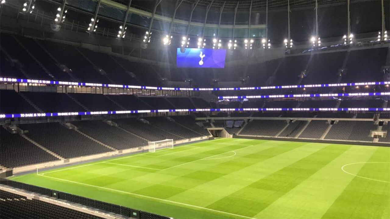 As primeiras imagens do incrível novo estádio do Tottenham ...