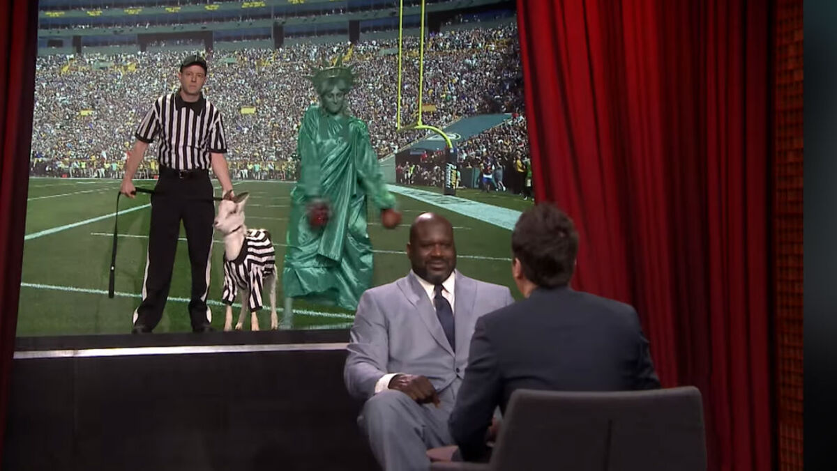 Shaquille O'Neal 'desafiado' pelo Shrek, por uma cabra e pela Estátua ...