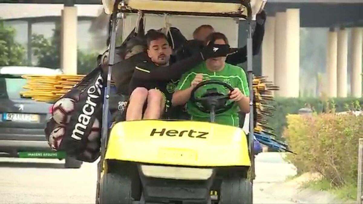 O 'táxi' de Paulinho: o original vídeo do Sporting em dia de ...