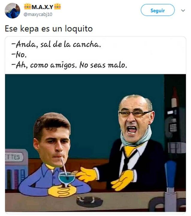 Os memes do 'caso Kepa': guarda-redes até 'passou' a treinador do ...