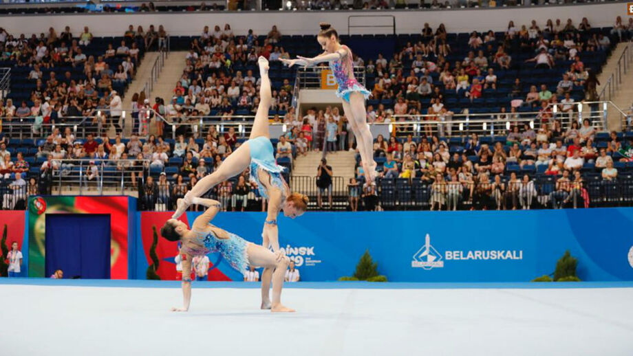 Ginástica acrobática portuguesa soma nova prata em Minsk - Jogos ...