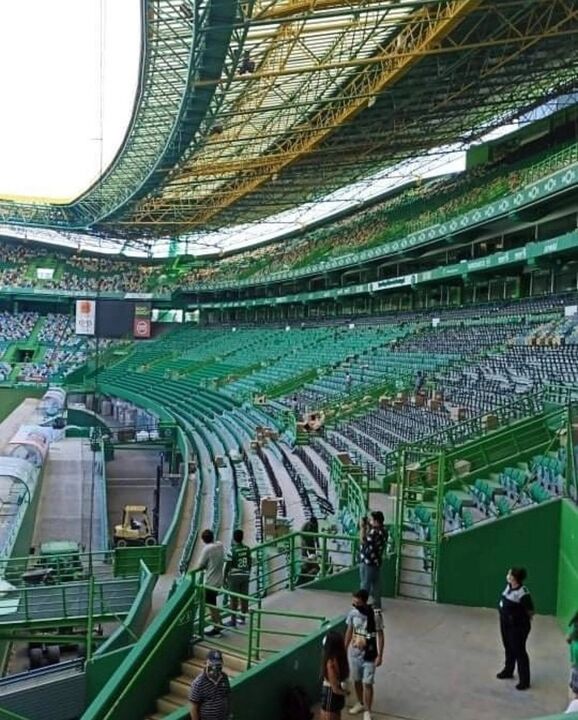 Alvalade está a ficar cada vez mais verde: as obras nas bancadas do ...