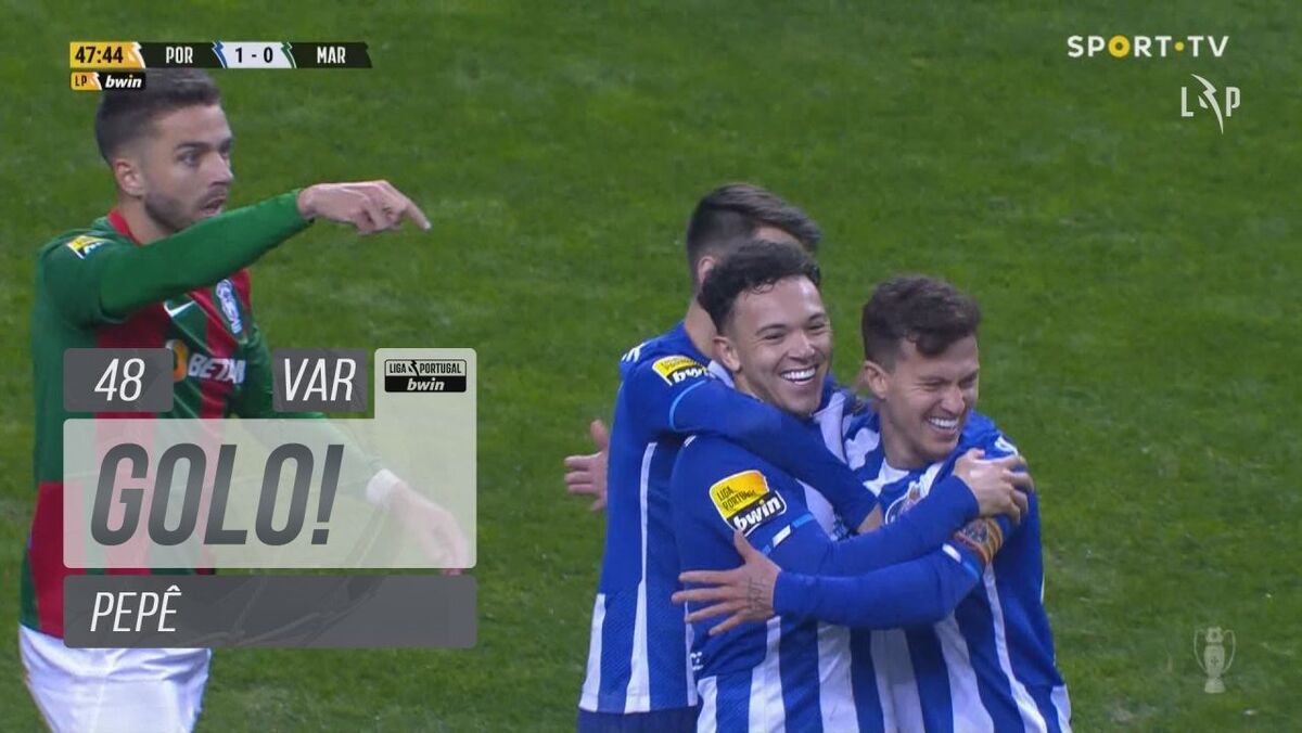 O insólito golo de Pepê que ampliou a vantagem do FC Porto diante do ...