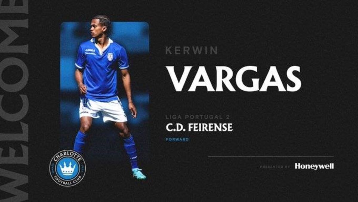 Kerwin Vargas deixa o Feirense e assina pelo Charlotte FC - Feirense ...