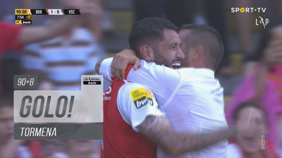 O golo de Vitor Tormena ao cair do pano que deu a vitória ao Sp. Braga no dérbi minhoto - Vídeos ...