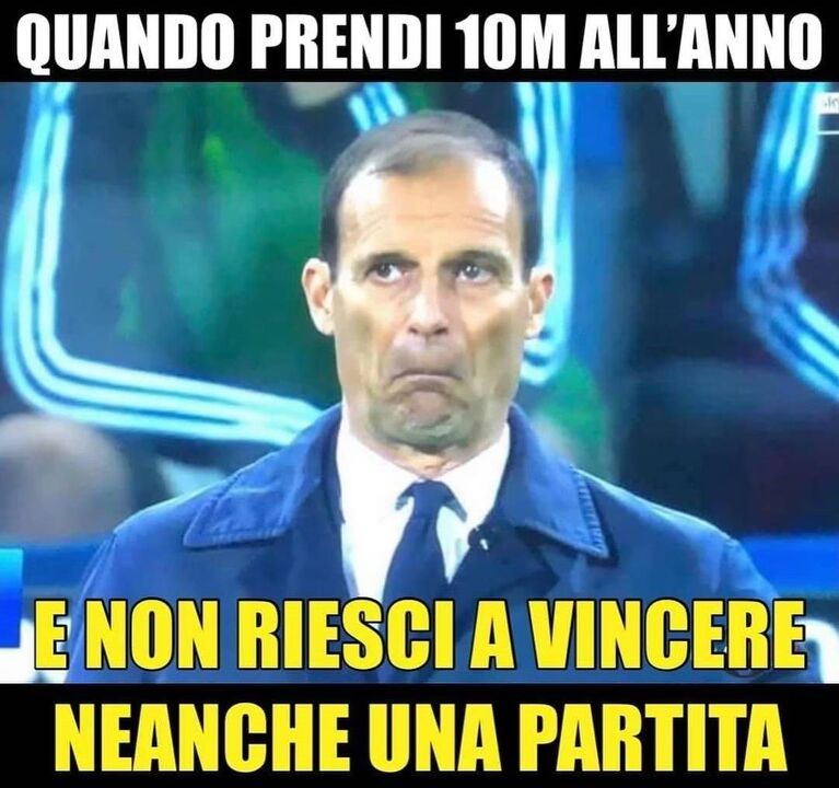 A derrota da Juventus com o Benfica em memes: Allegri é o alvo ...