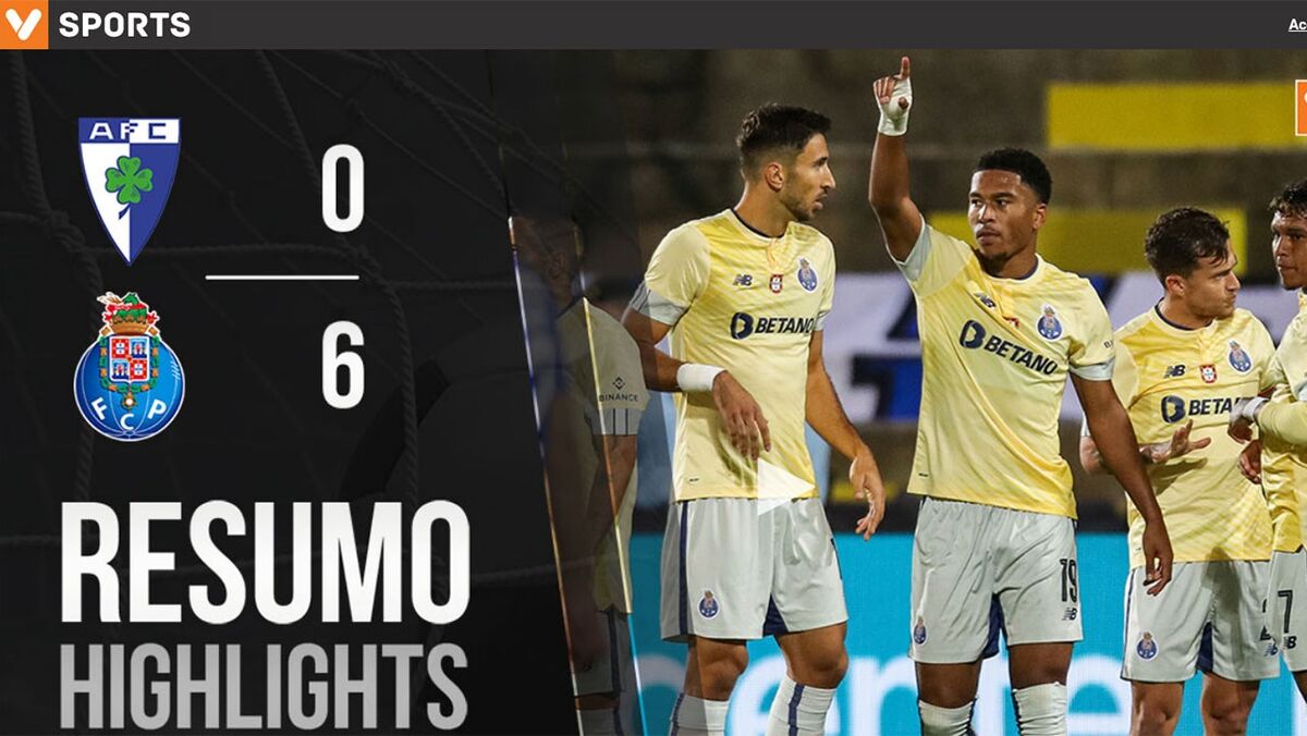 O resumo do Anadia-FC Porto: os golos, os casos e outros lances ...