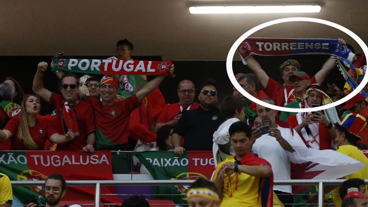 O adepto português que levou Torres Vedras e Ponte do Rol até à cerimónia de abertura do Mundial ...