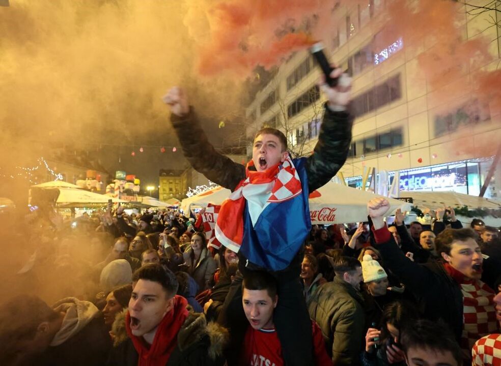 As incríveis imagens da festa croata nas ruas de Zagreb - Fotogalerias ...