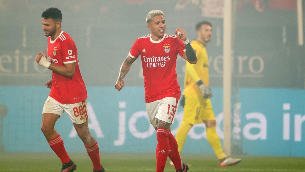 Varzim-Benfica, 0-2: Grimaldo e Enzo colocam águias nos 'quartos' da ...