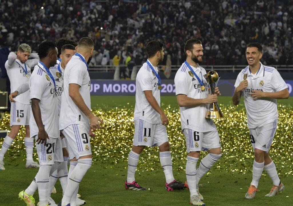 As imagens da festa do Real Madrid após conquista do Mundial de Clubes ...