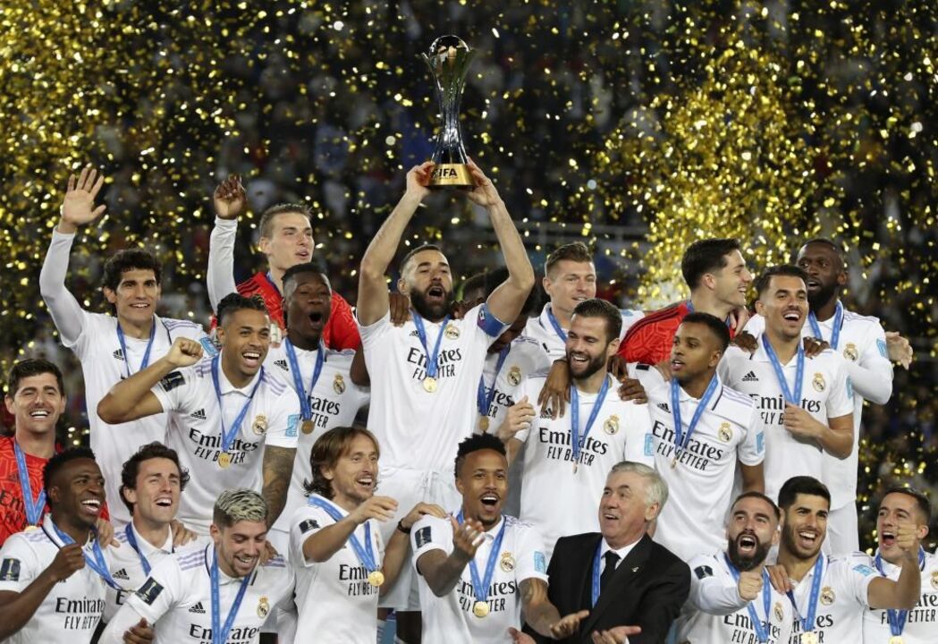 As imagens da festa do Real Madrid após conquista do Mundial de Clubes ...