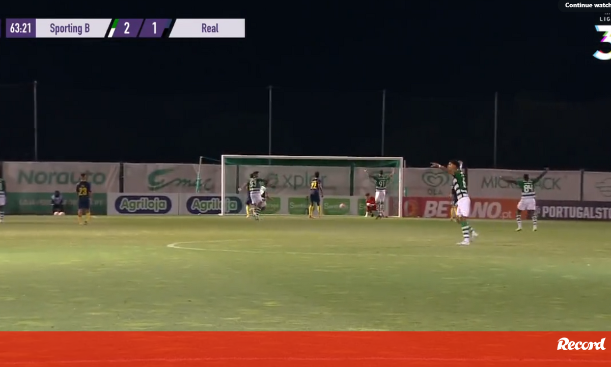 Golão de Fatawu evita descida do Sporting B: veja as imagens - Liga 3 ...