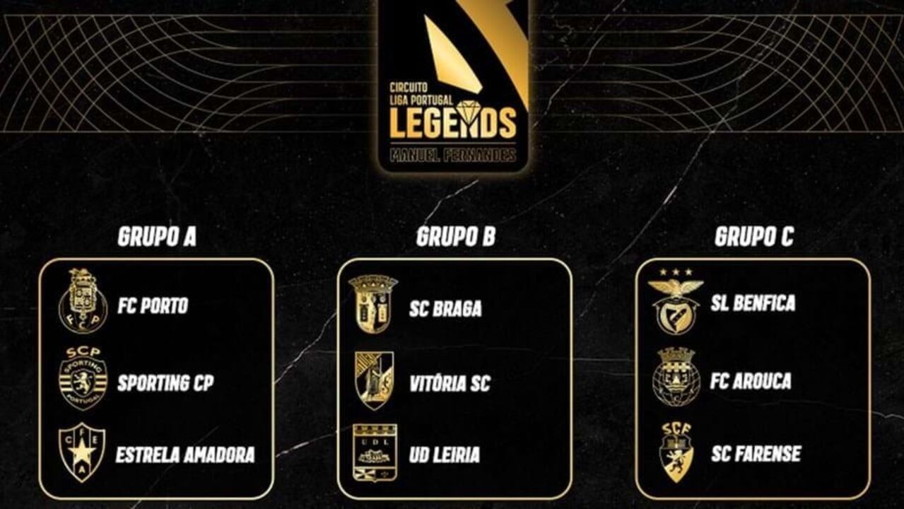 Liga Portugal Legends: a composição das equipas e o calendário do ...
