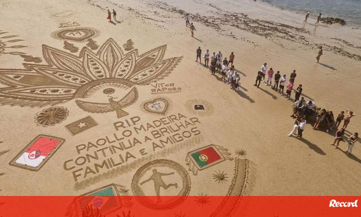 Homenagem a Paollo Madeira na praia Maria Luísa em Albufeira - Futebol ...