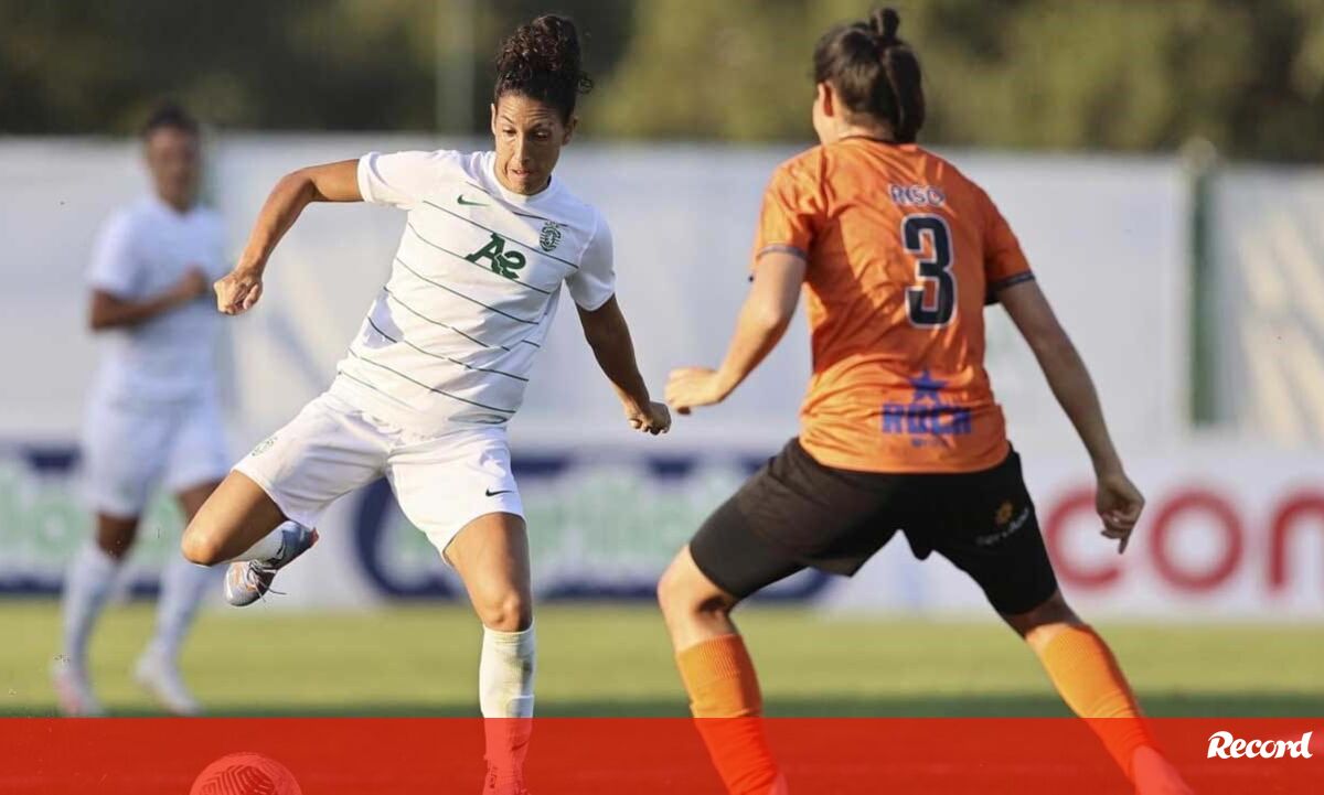 Sporting-Racing Power, 2-1: experiência de Cláudia Neto guia leoas - Futebol Feminino - Jornal ...