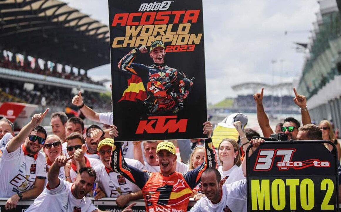 Pedro Acosta sagra-se campeão mundial de Moto2 - Motociclismo - Jornal Record