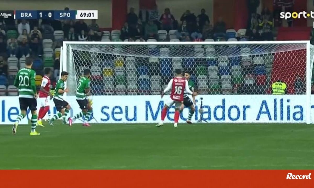 Sp. Braga pediu penálti por mão de Matheus Reis: árbitro e VAR deram ...