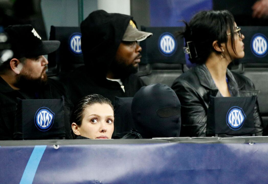 Insólito: Kanye West assistiu (de cara tapada) ao Inter Milão-Atlético ...