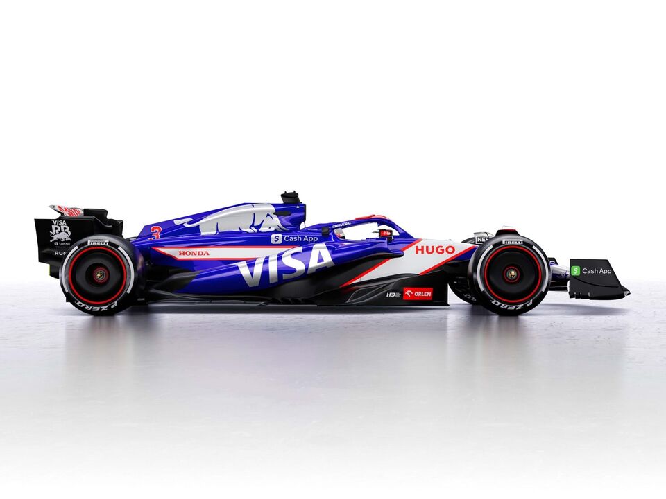 Visa Cash App RB, antiga Alpha Tauri, apresenta carro para 2024 ...