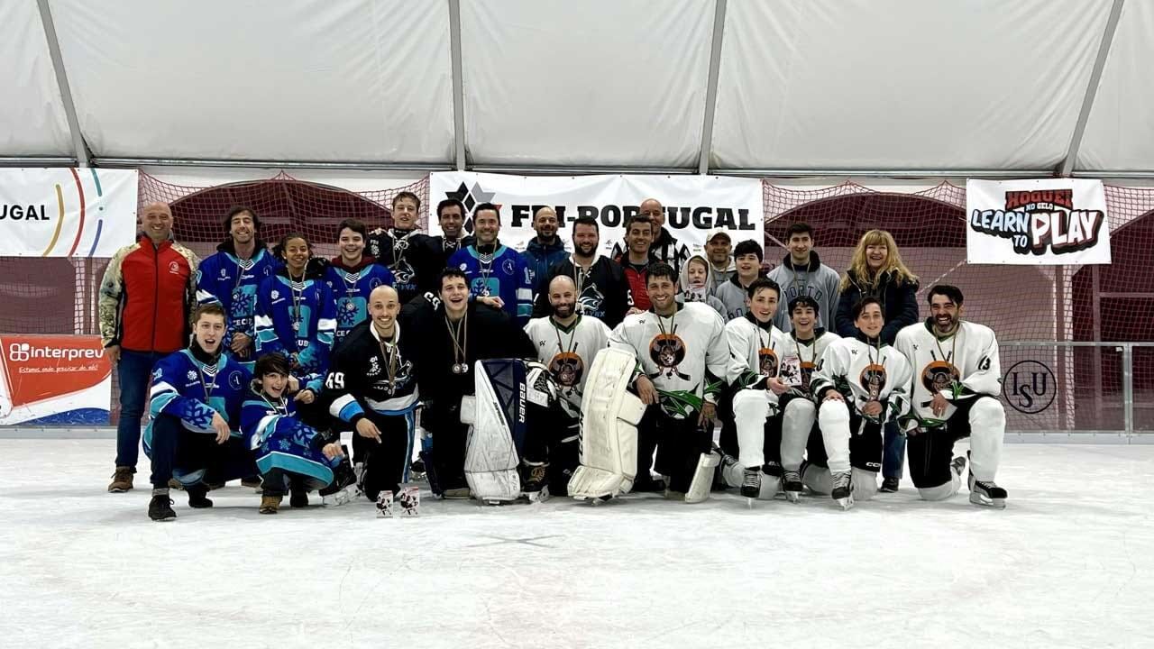 HC Porto é o primeiro campeão nacional de hóquei no gelo 3x3 ...