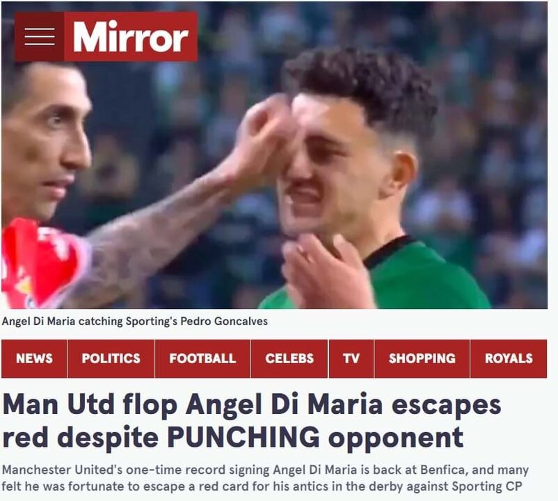 O lance de Di María e Pote visto pela imprensa internacional: «Deu um ...