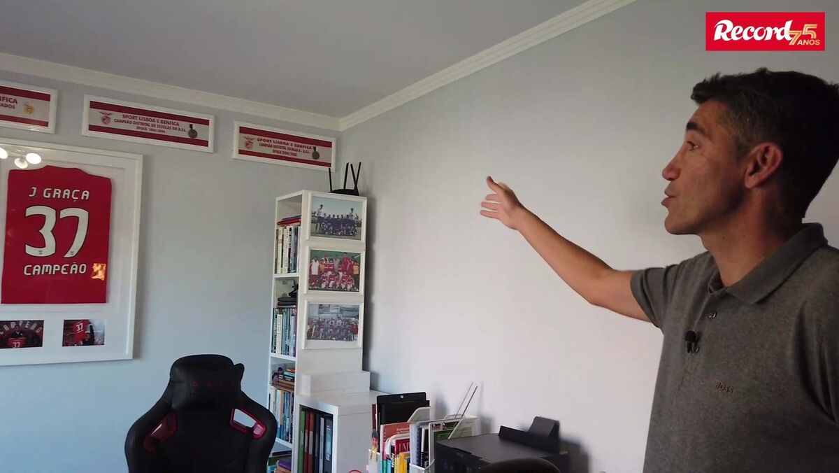 Jaime Graça sempre presente: o cantinho especial em casa de Bruno Lage ...