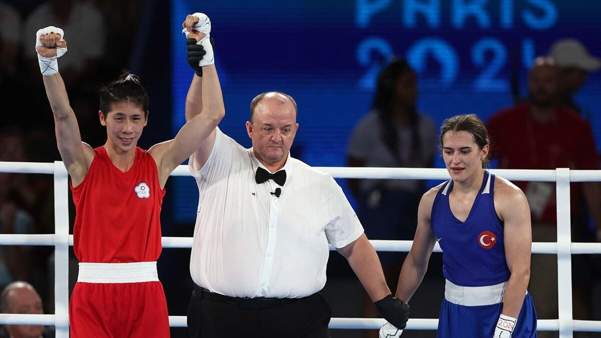 Lin Yu-ting na final olímpica de -57 kg - Boxe - Jornal Record
