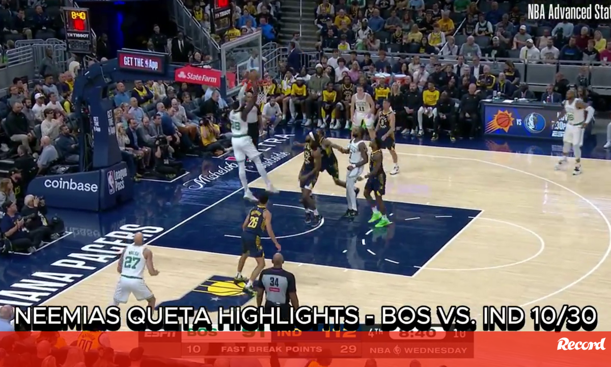 Os melhores momentos de Neemias Queta frente aos Indiana Pacers ...