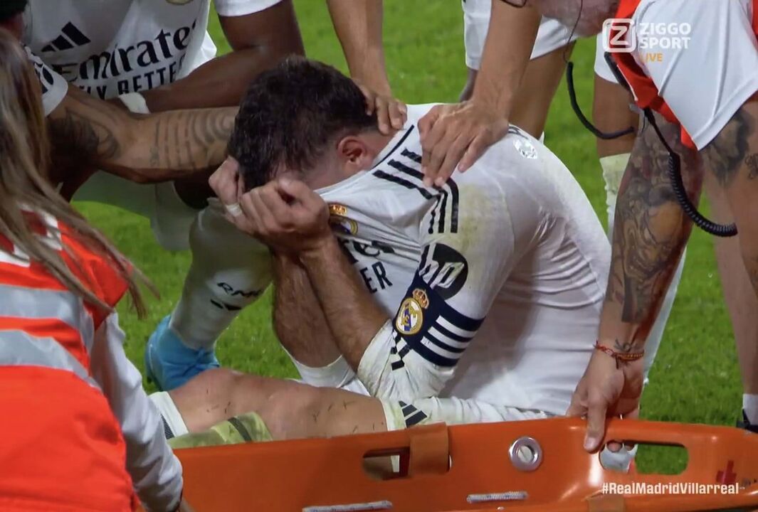 As imagens da arrepiante lesão de Carvajal nos minutos finais do Real ...