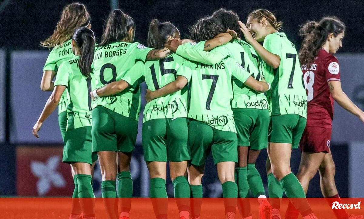 Sporting goleia Clube Albergaria com Ana Capeta em destaque - Futebol ...