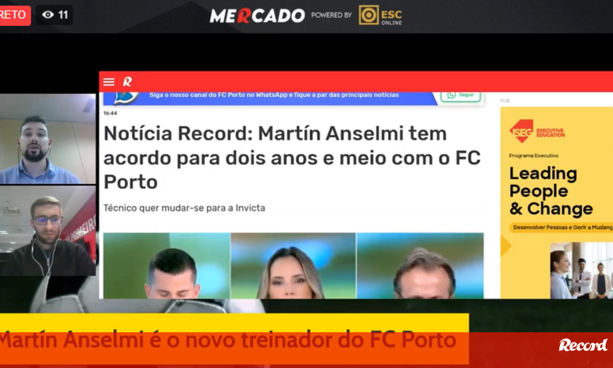 Mercado Record: Tudo sobre o novo treinador do FC Porto e Carreras ...