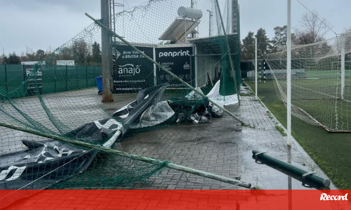 'Hermínia' causa destruição na Academia Briosa XXI - Fotogalerias ...