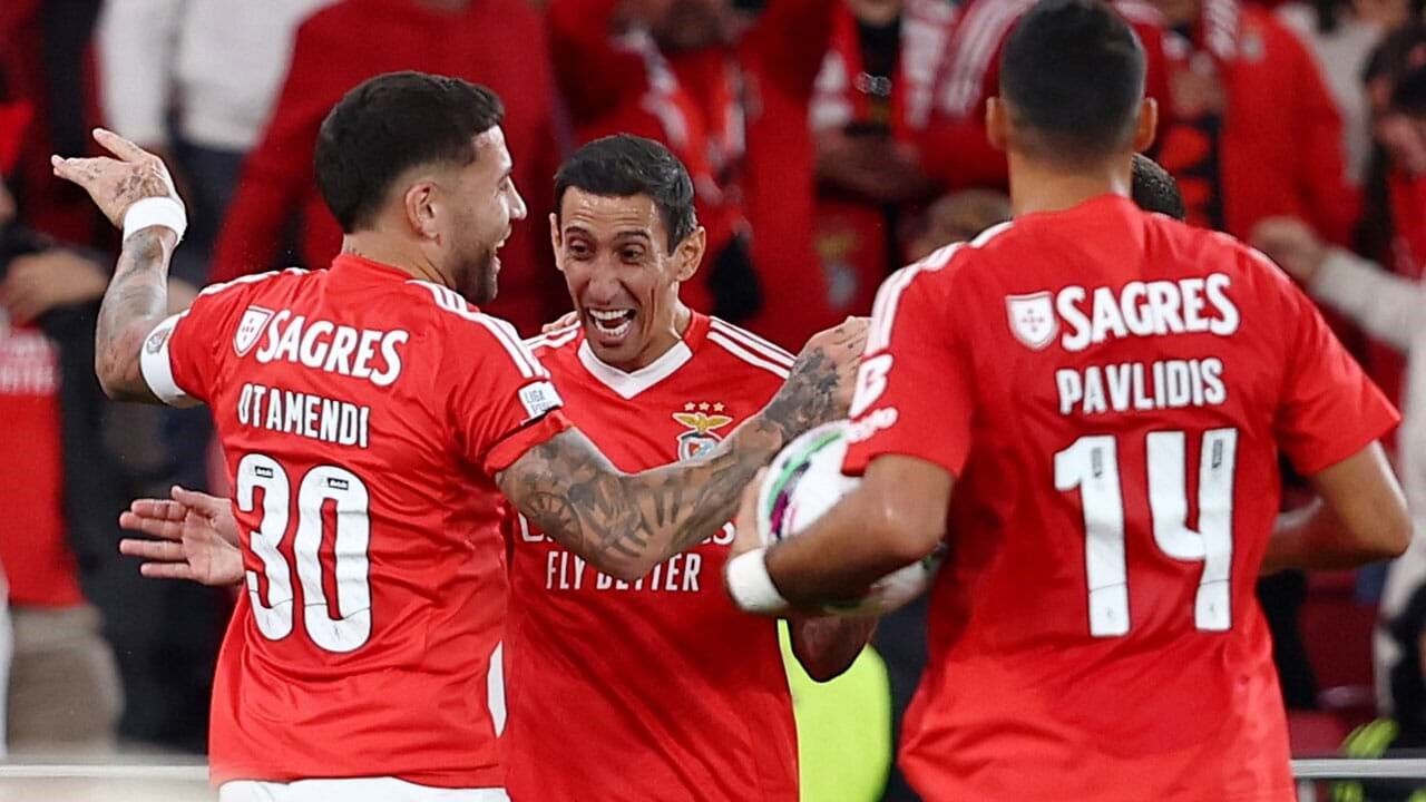 «Deixa a vida pela camisola do Benfica»: Di María orgulhoso de Otamendi - Benfica - Jornal Record