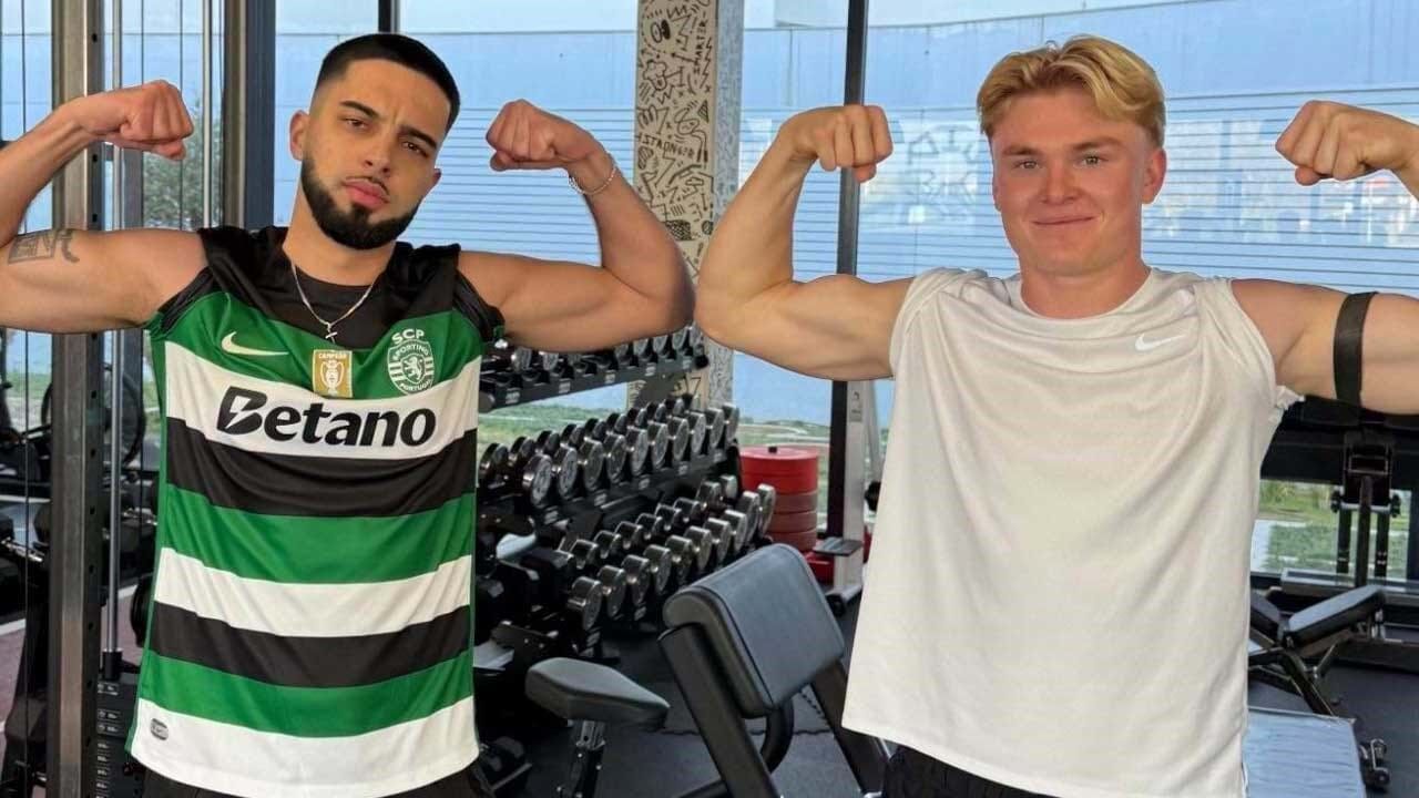 Conrad Harder mantém a forma física na folga: o trabalho no ginásio ...