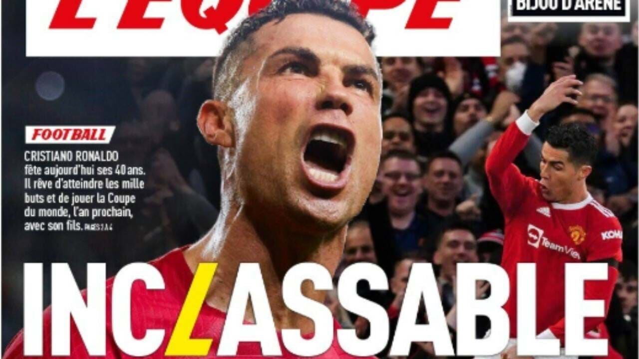 «Inclassable»: 'L'Équipe' faz manchete com os 40 anos de Ronaldo - Fotogalerias - Jornal Record