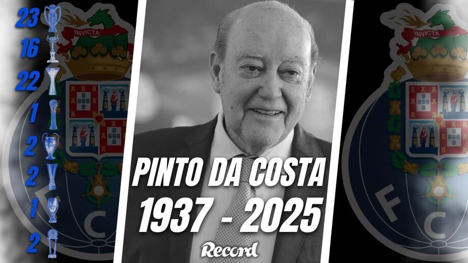 Morreu Pinto da Costa - FC Porto - Jornal Record
