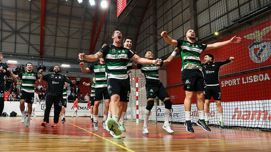 Sporting vence Benfica e fica mais perto do bicampeonato - Andebol - Jornal Record