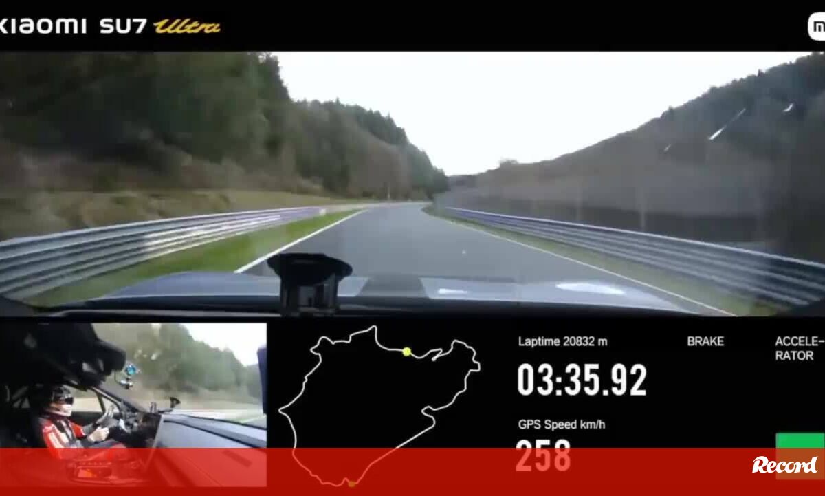 Xiaomi SU7 Ultra 'arrasa' Rimac Nevera em Nürburgring - Vídeos - Jornal Record