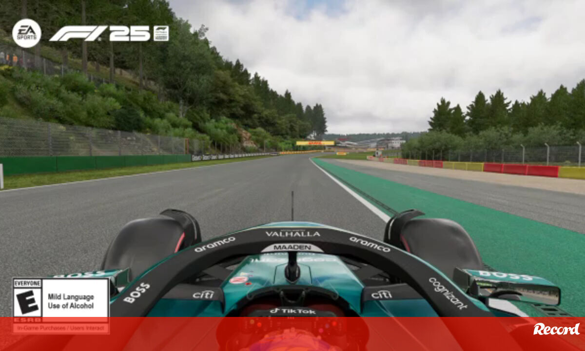 EA Sports F1 25: Hot lap destaca exigência de Spa-Francorchamps ...