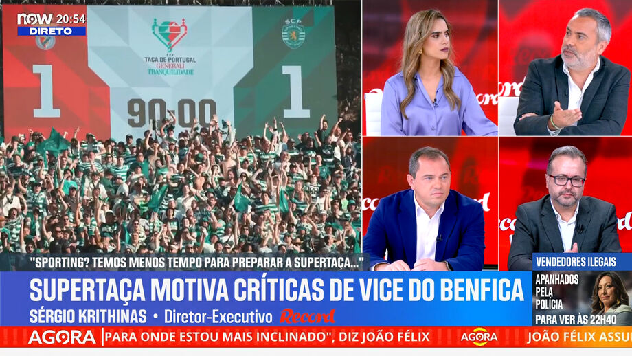 Sérgio Krithinas e as críticas do Benfica à data da Supertaça: «Falta ...