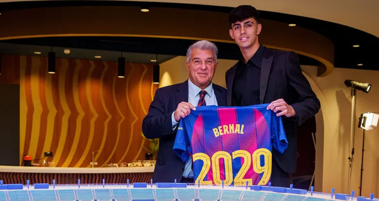 Marc Bernal renova com Barcelona até 2029