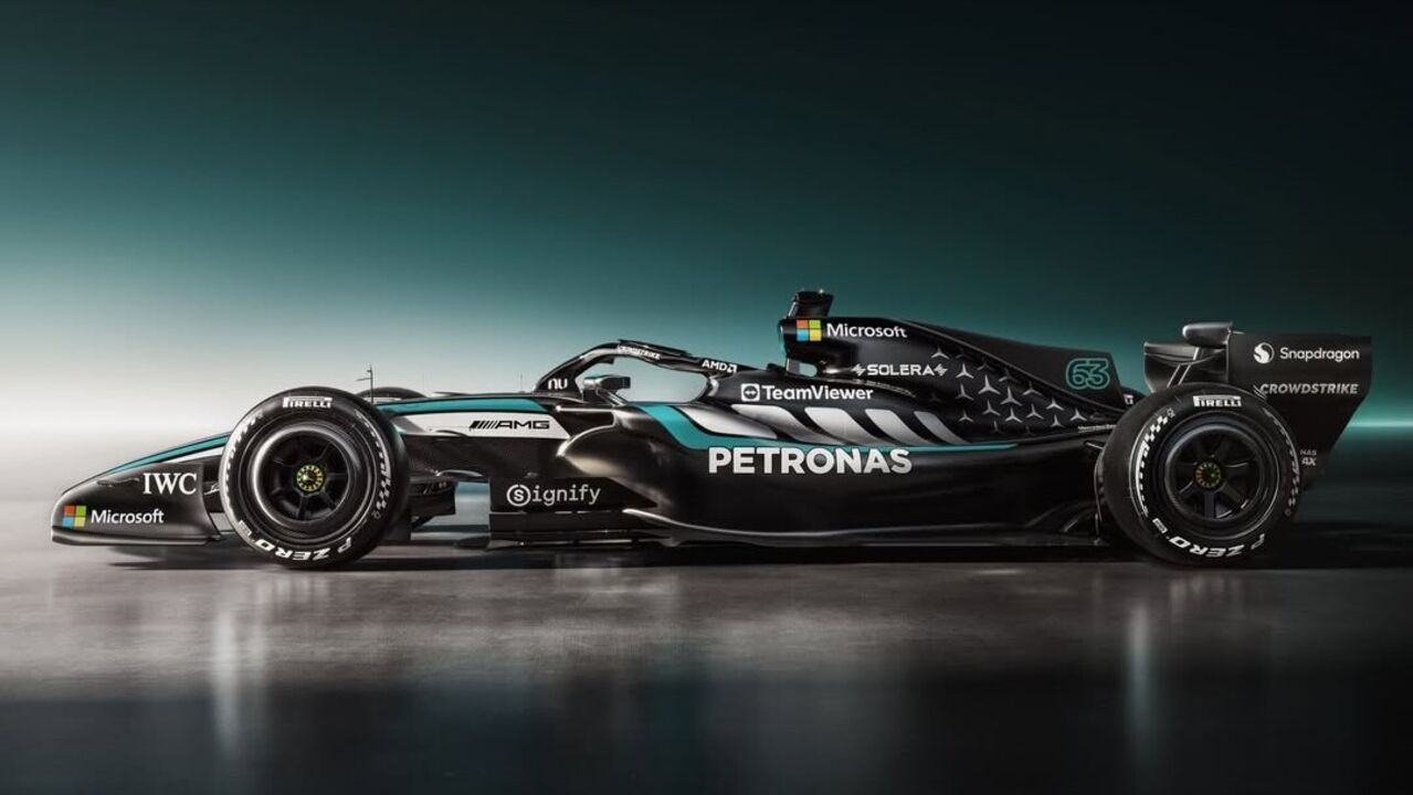 Mercedes revela carro mais pequeno e estreito para o Mundial de Fórmula ...