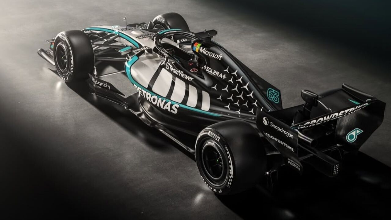 Mercedes revela carro mais pequeno e estreito para o Mundial de Fórmula ...
