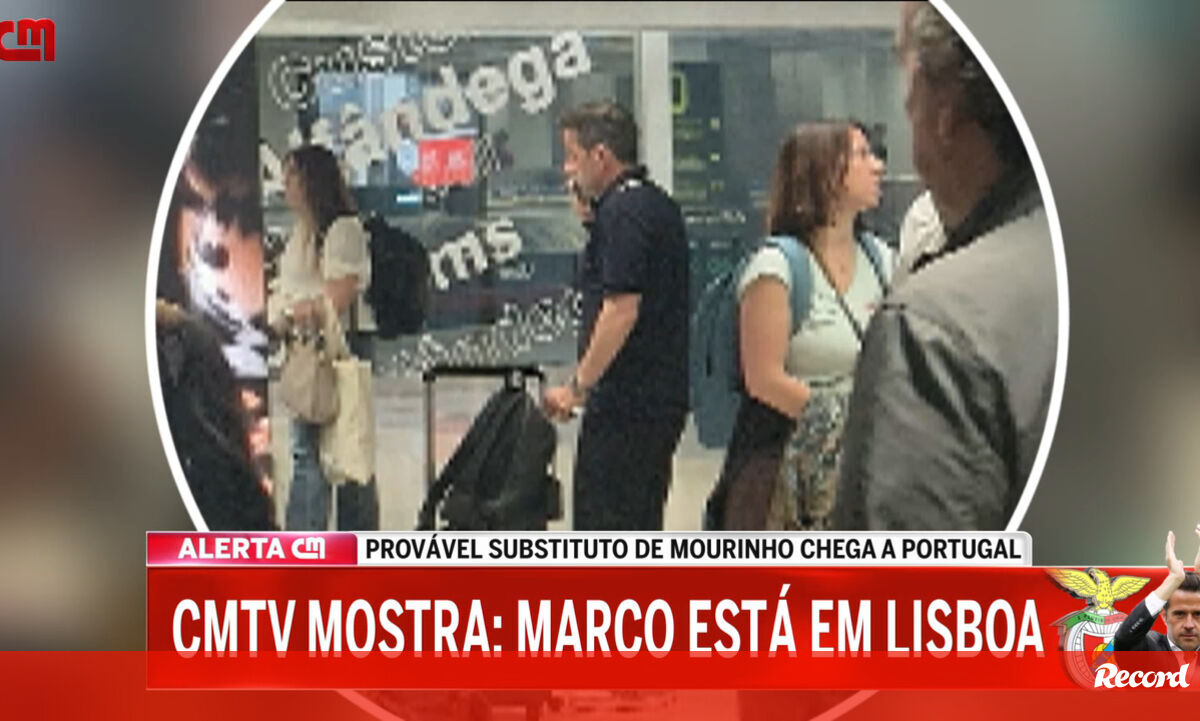 CMTV mostra Marco Silva em Lisboa - Vídeos - Jornal Record