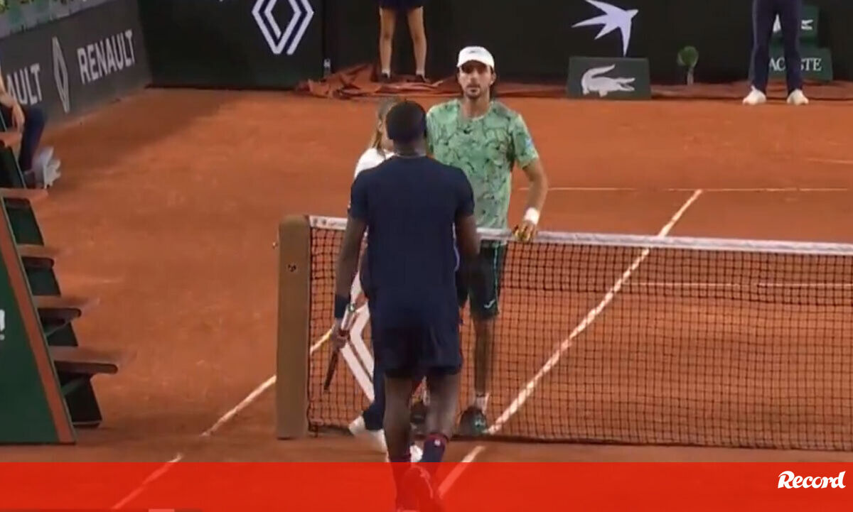 Jaime Faria 'pegado' com Frances Tiafoe em Roland Garros: «Não és durão ...